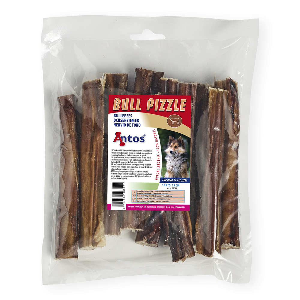 Bull Pizzle 15 cm 10 pcs - Antos