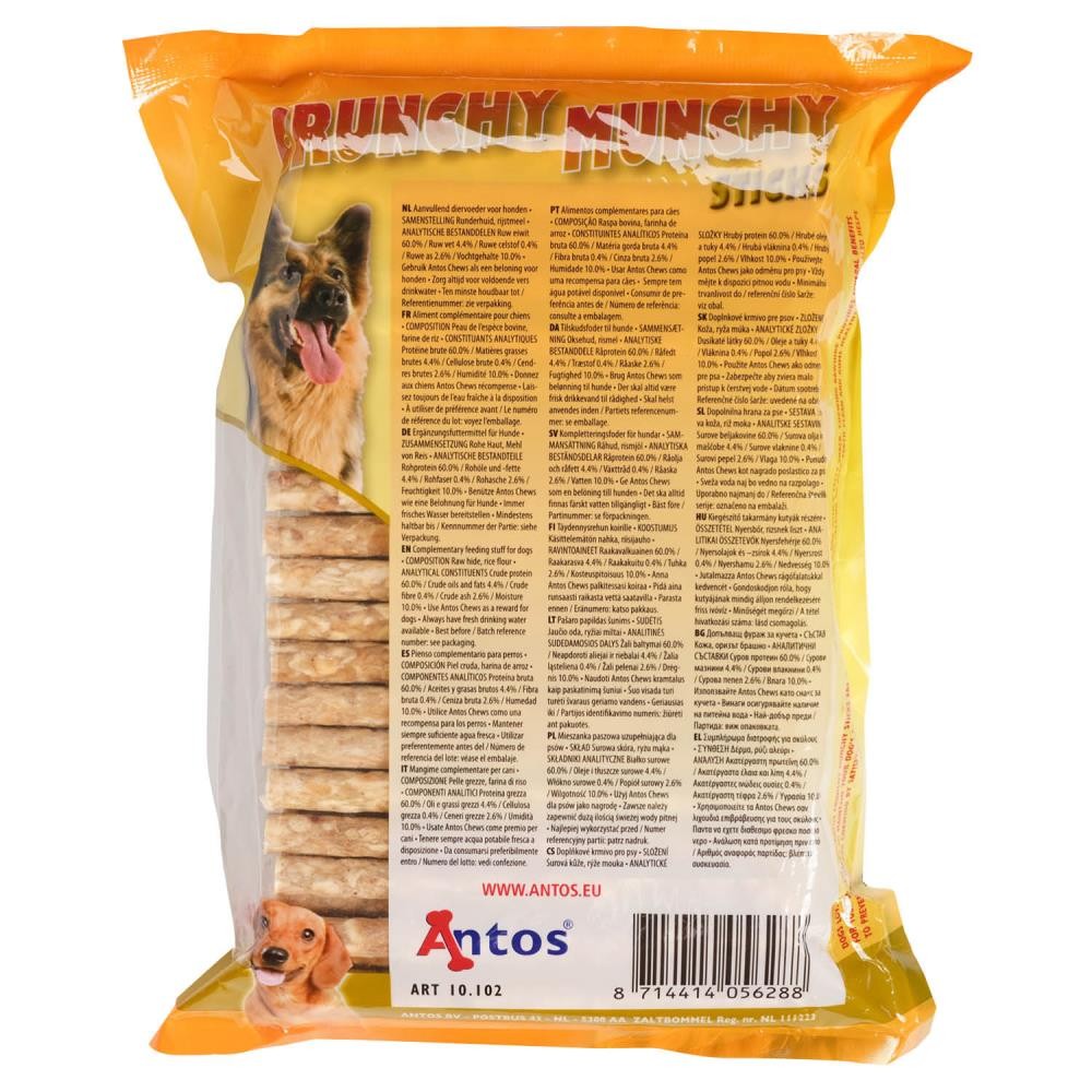 Crunchy Munchy Sticks 5" 10 mm Natural - Antos